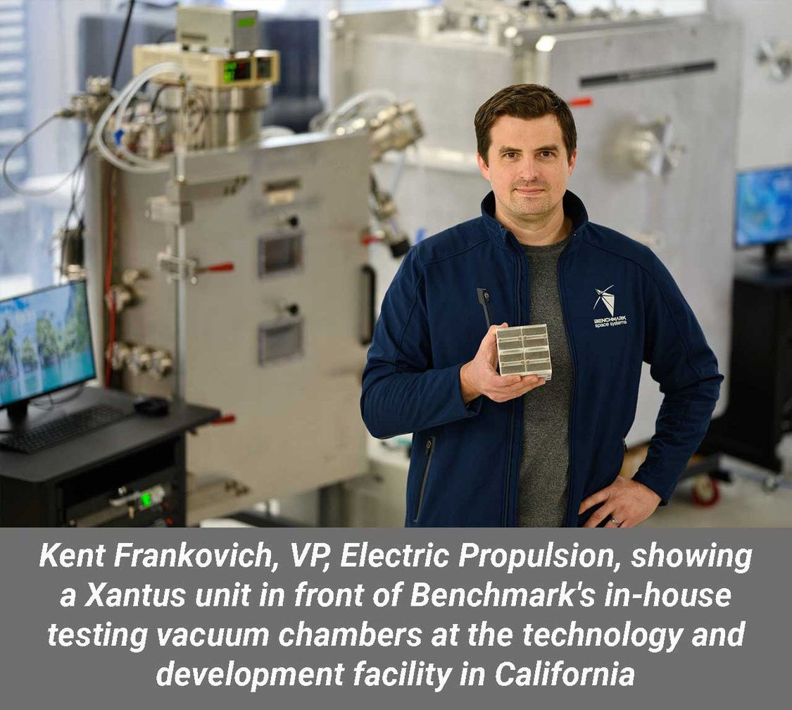 Press Release: Benchmark Electric Propulsion Thrusters on Orbit and ...