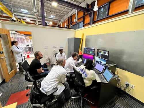 Benchmark Team Performs Simultaneous Bi-Coastal Hotfire Testing