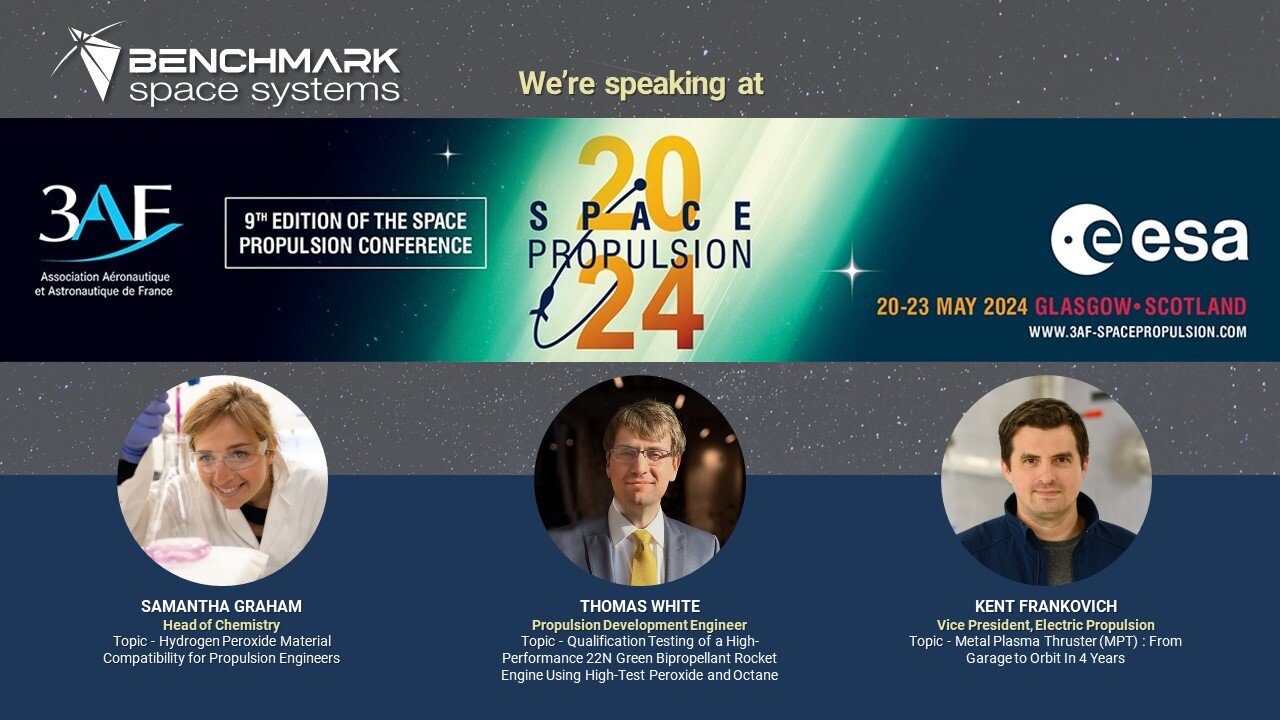 Members of Benchmark's Team to Speak at 3AF Space Propulsion Conference