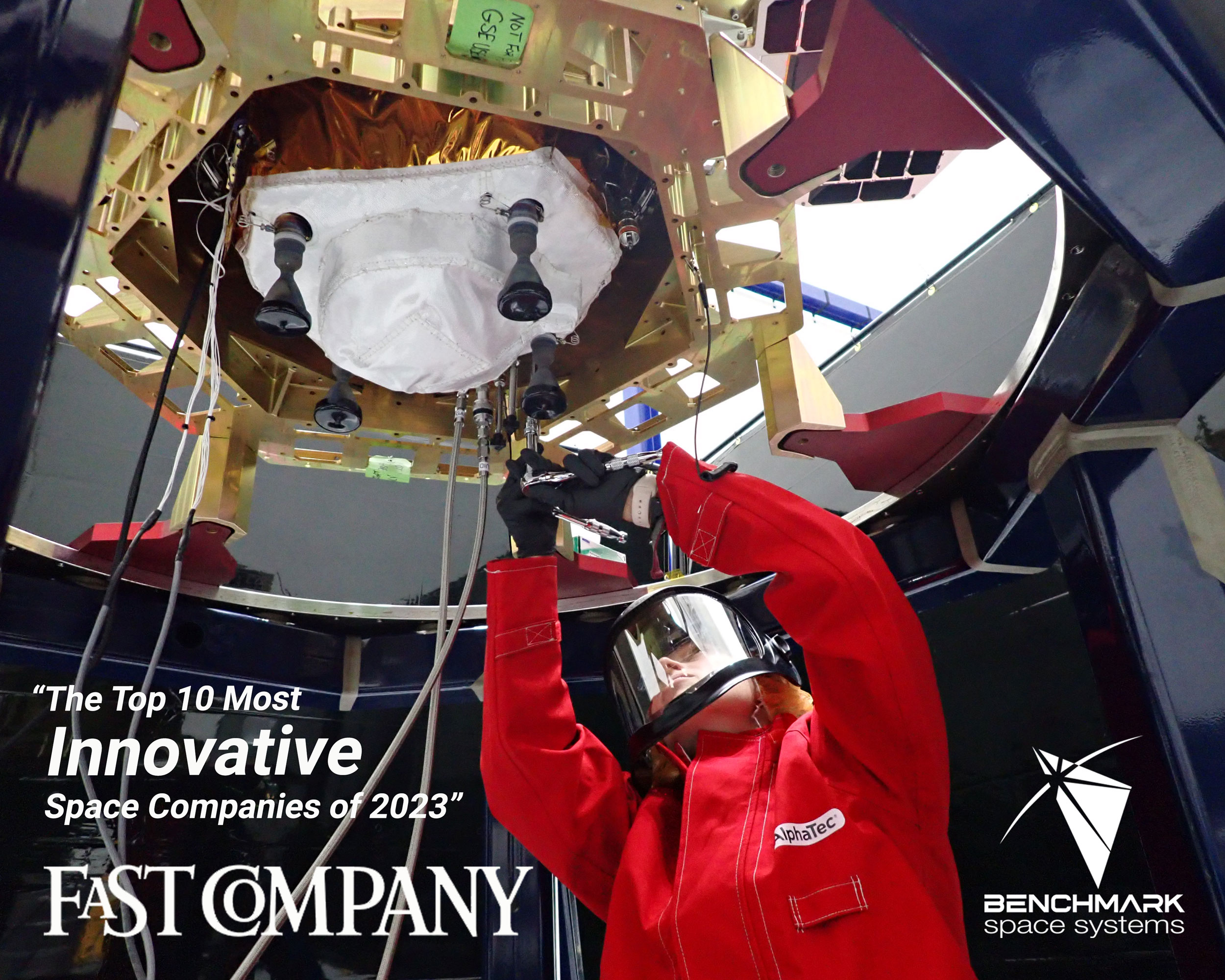 Benchmark named in Fast Company's "The top 10 most innovative space companies of 2023"